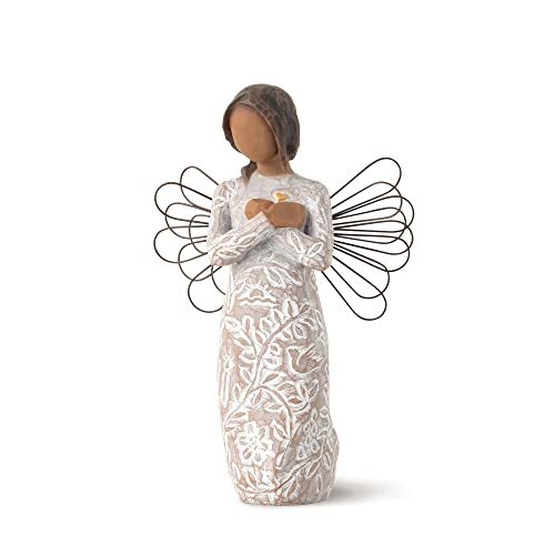 Willow Tree Remembrance (Darker Skin), Sculpted Hand-Painted Angel