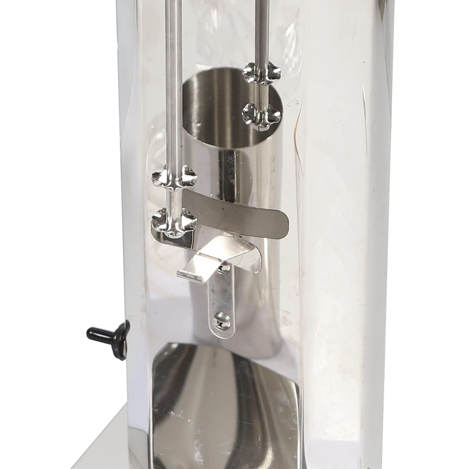 YETINGSHOP Milkshake Maker, 180W Stainless Steel Electric Milkshake Maker Machine, Single Head Commercial Drink Mixer for Milkshake Mixed Drink, Two 0.21Gal Cups, 2 Speed Adjustable