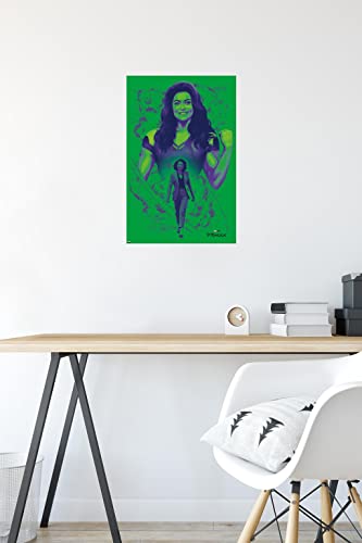 Trends International Marvel She-Hulk: Attorney At Law - Pose Wall Poster, 14.725" x 22.375", Premium Unframed Version