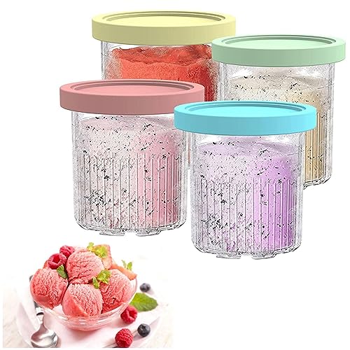 VRINO Creami Deluxe Pints, for Ninja Creami Ice Cream Maker Pints,24 OZ Creami Deluxe Bpa-Free,Dishwasher Safe for NC500 NC501 Series Ice Cream Maker