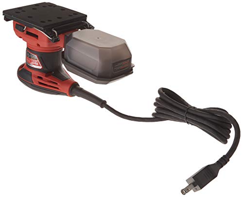 Milwaukee 6033-21 3 Amp 1/4 Sheet Orbital 14,000 OBM Compact Palm Sander with Dust Canister (2 Sheets of Sandpaper Included)