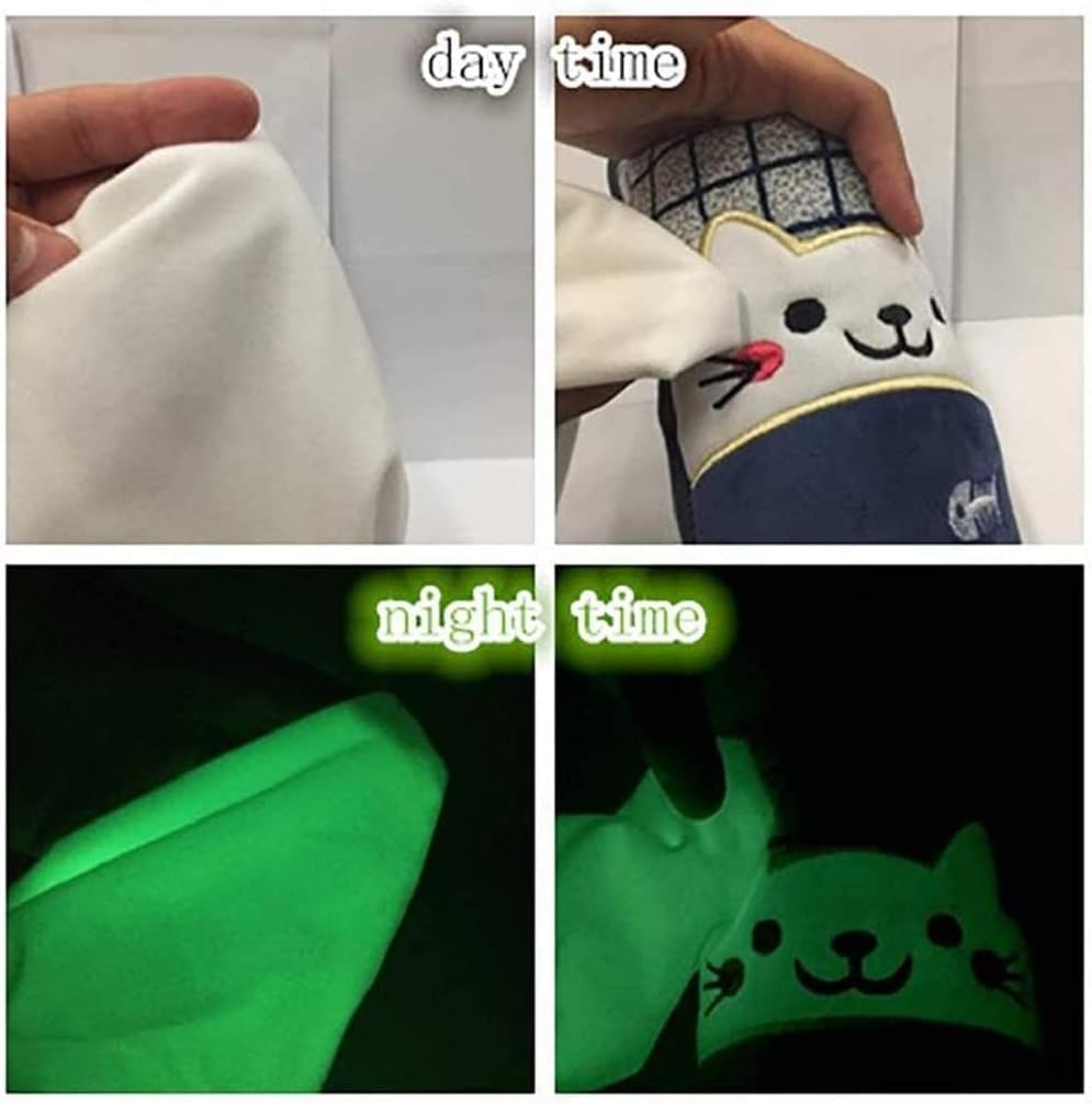 Yimisya 1 Yard Glow in The Dark Fabric Luminous Soft Polyester Fabric for DIY Craft Supplies 39" x 57"