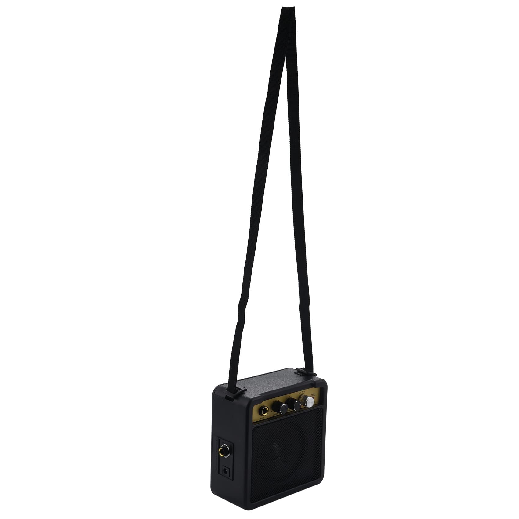 LILYRIN Mini Guitar Amplifier Amp Speaker 5W with 6.35mm Input 1/4 Inch Headphone Output Supports Volume Tone Adjustment