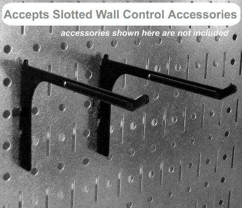 Wall Control Pink Pegboard Metal Pegboard Pack of Pink Peg Boards - Two 32-Inch Tall x 16-Inch Wide Colorful Pink Pegboard Wall Storage Panels