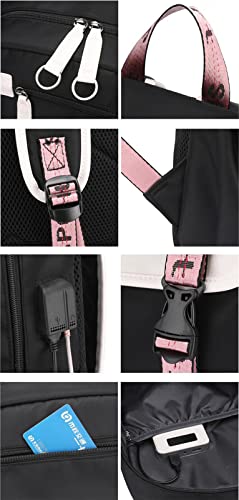 WANHONGYUE Gudetama Anime Backpack Laptop School Bag Student Bookbag Cosplay Daypack Rucksack Bag with USB Charging Port 1200/3