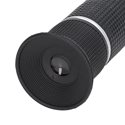 Refractometer, Wide Application High Accuracy Refractometer Meter Auto Temperature Compensation 032% 1.000-1.130 Dual Scale for Beverage