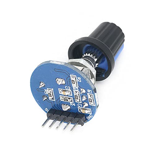 Rotary Encoder Module for Arduino Brick Sensor Development Round Audio Rotating Potentiometer Knob Cap EC11