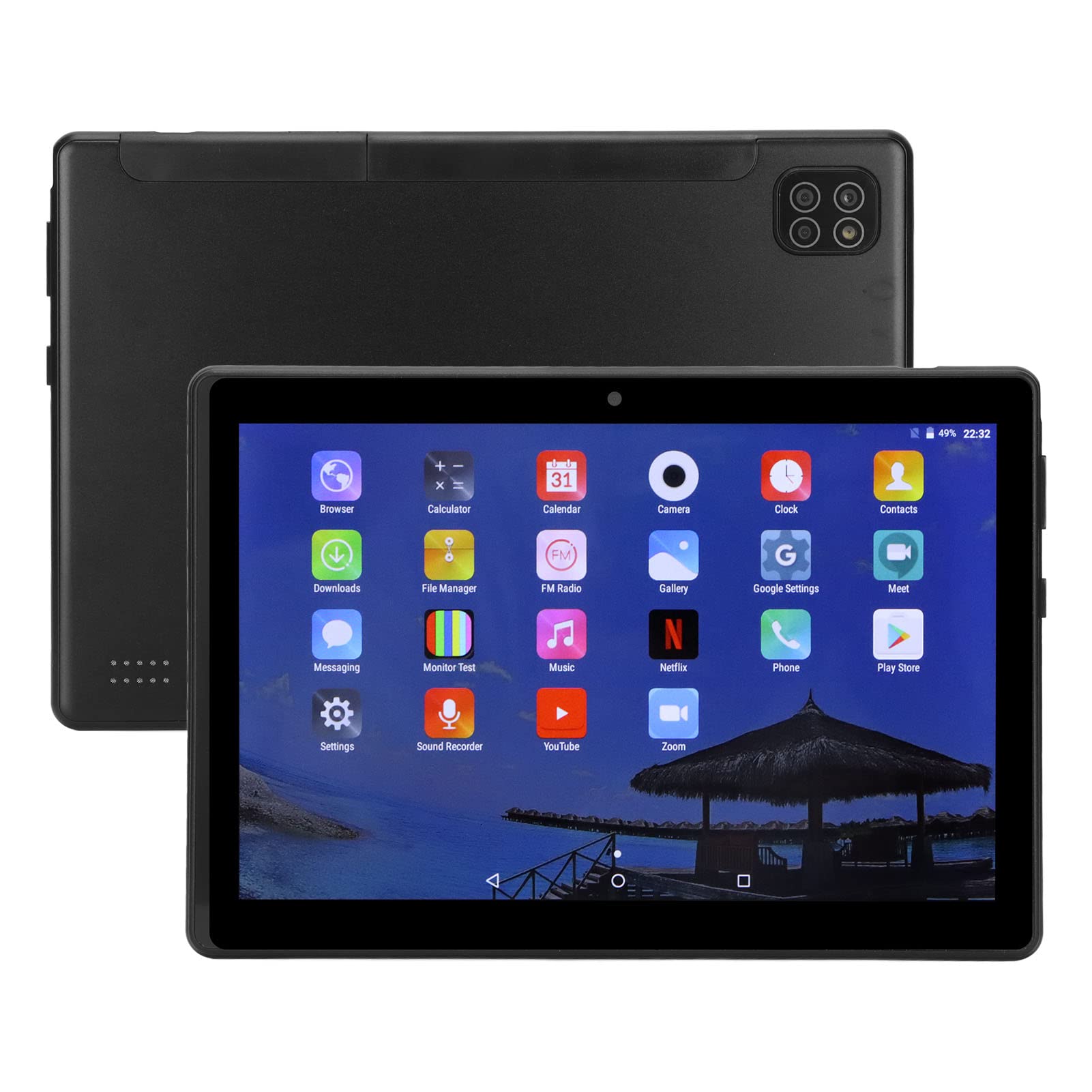 Septpenta 8in Tablet for Adults and Kids, 1920X1080 HD IPS Display, 4GB 64GB Octa Core CPU, 2MP Front 8MP Rear, Supports 2.4G WiFi and 4.2 BT, 8000mAh Type C Port Tablet for Android 10 (USA)