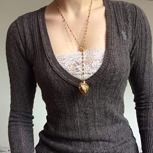 Women Y2k Fairy Grunge Sweater Pullovers Long Sleeve V Neck Kawaii Knitted Top E Girl 2000s Aesthetic Casual Knitwear