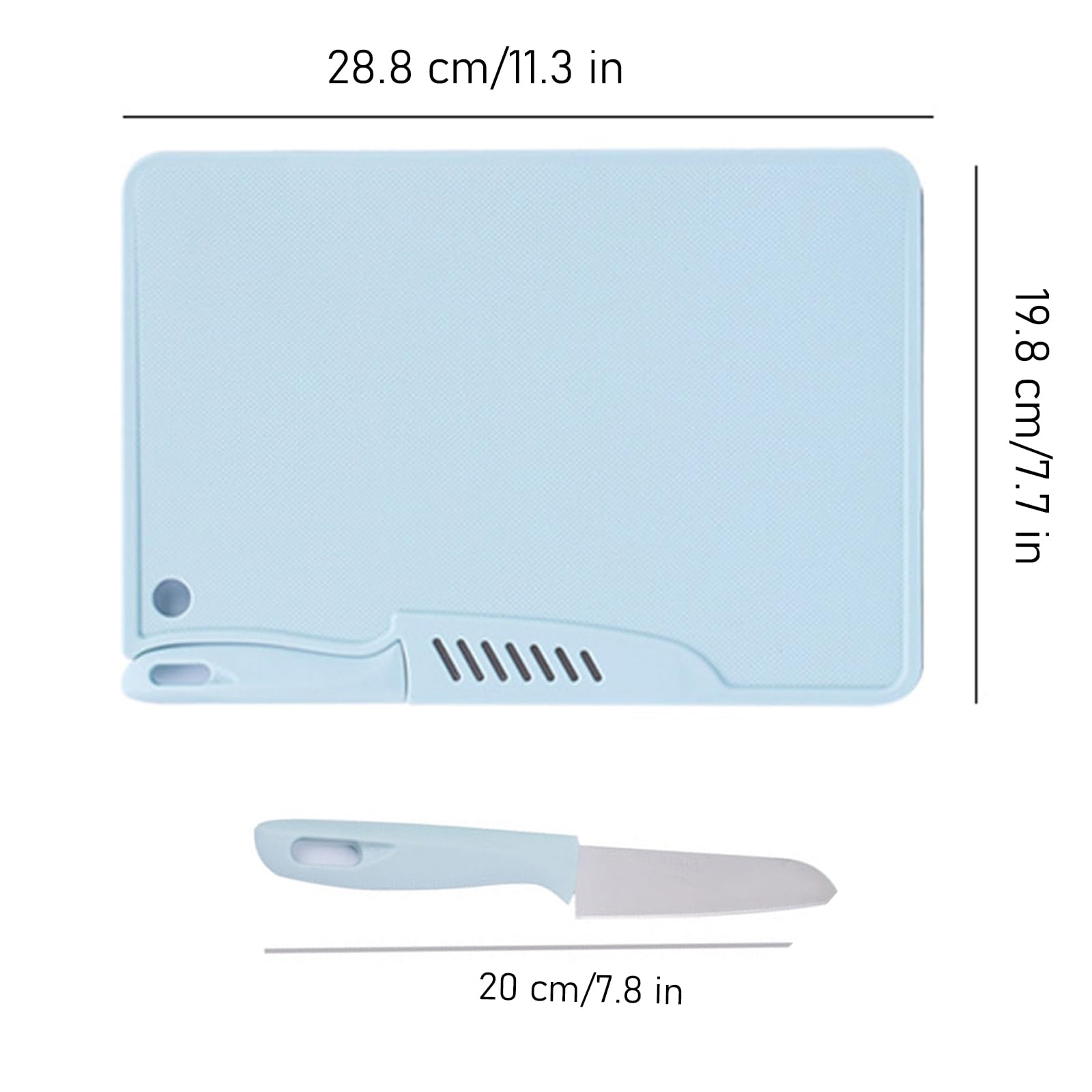 Mini Travel Cutting Board,Cutting Boards for Kitchen,Plastic Utility Cutting Board with Handles,Safe Multifunctional Portable Fruit Chopping Board With Knife Hanging Hole for Kitchen(pink)
