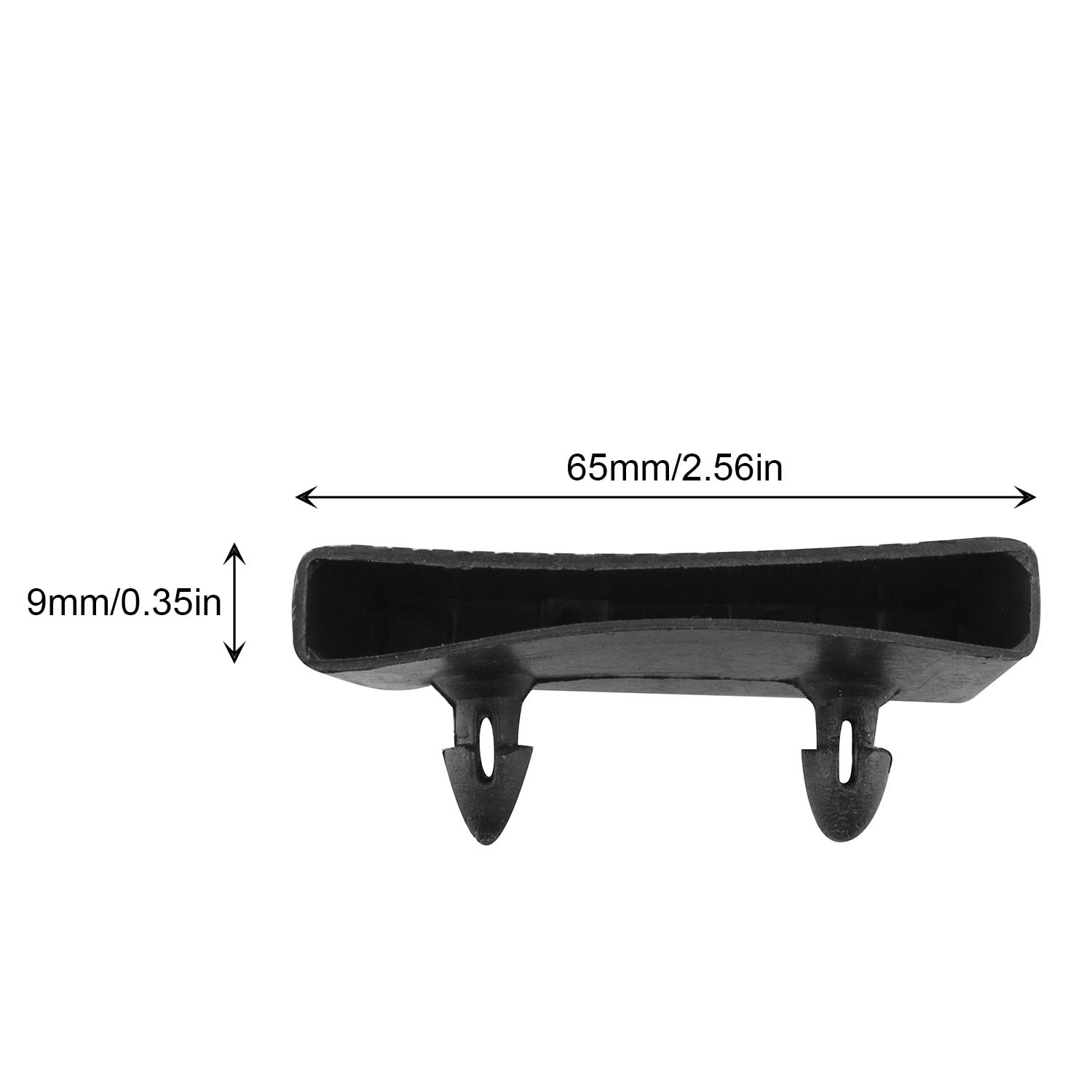 JCBIZ 30pcs 65x9mm Plastic Bed Slat End Caps Holders Plastic Connector Furniture Accessories for Holding Securing Wooden Slats Bed Base