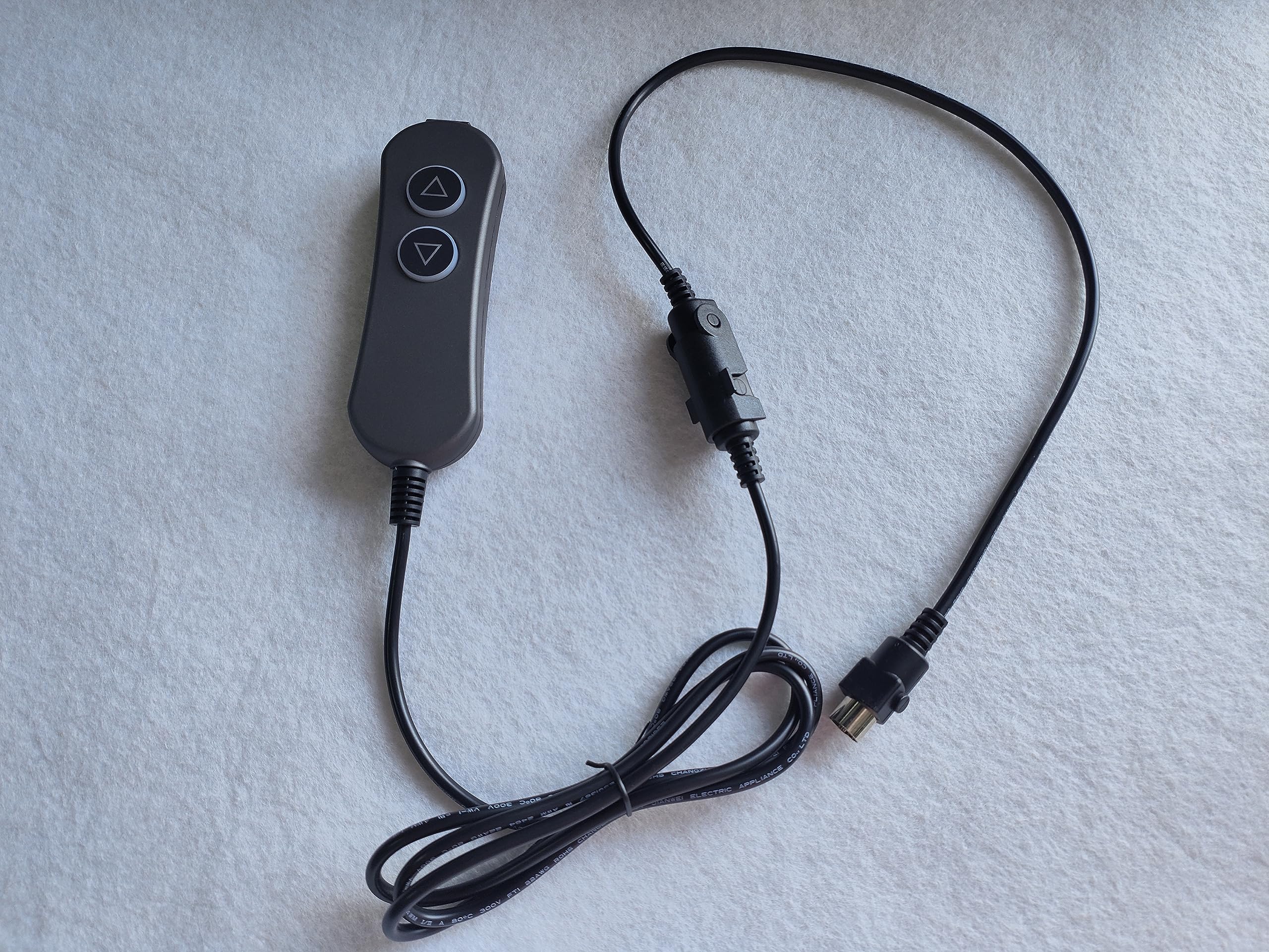 Kroshine Lift Chair Power Recliner Replacement 2 Button 5 Pin Prong MLSK111-A1 Hand Control Handset Remote with USB and Backlight