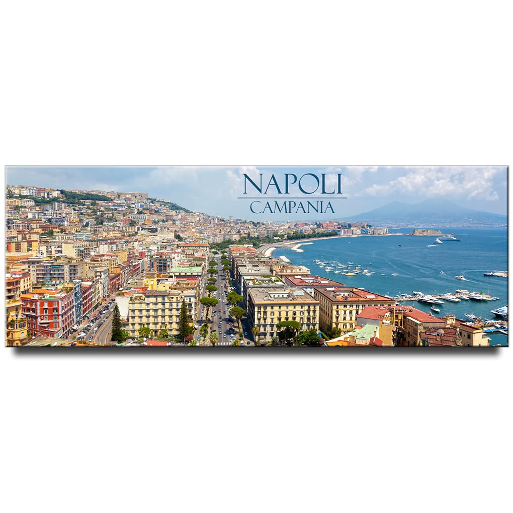 Napoli Fridge Magnet Italy Travel Souvenir Campania Naples Mount Vesuvius