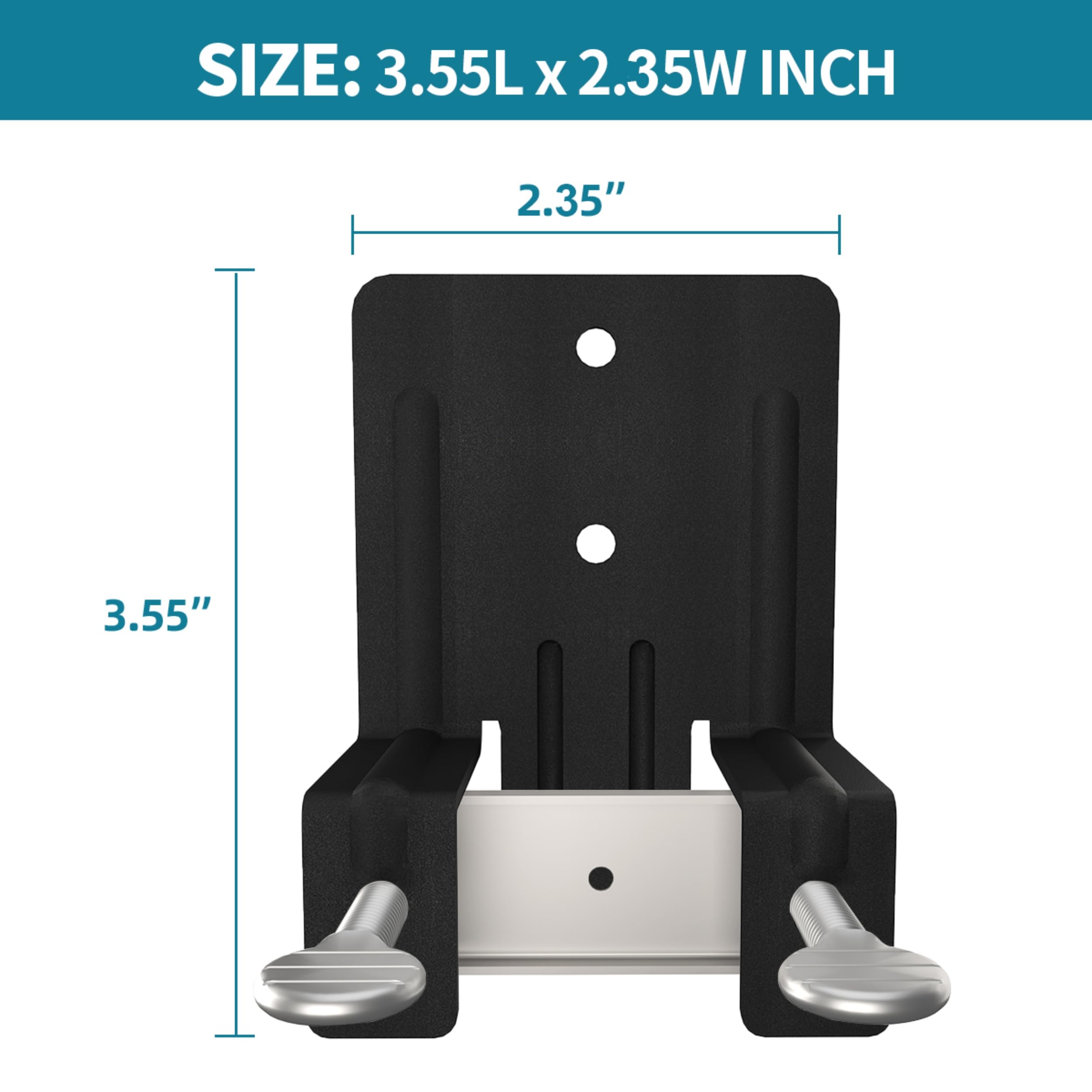 RLDVAY Mattress-Holder-in-Place,6 Pcs Mattress-Slide-Stopper, Non-Slip-Mattresss-Gaskets for Metal Bed Frame, Matress-Retainer-Bar, Non-Slip Mattress Gripper, Easy to Install, Black