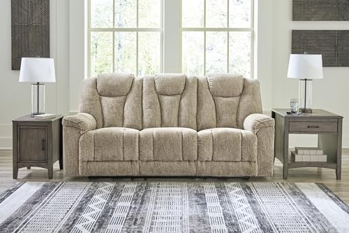 Signature Design by Ashley Hindmarsh Power Reclining Sofa, 86" W x 44" D x 42" H, Gray