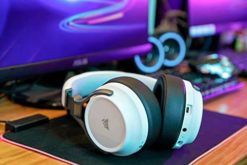 WC Upgraded Replacement Earpads for Corsair Virtuoso Gaming Headset Made by Wicked Cushions | Improved Durability, Thickness, Softer Leather, and Sound Isolation | Black