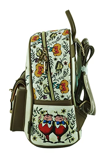 Wondapop Disney Alice in Wonderland 11" Vegan Leather Fashion Mini Backpack