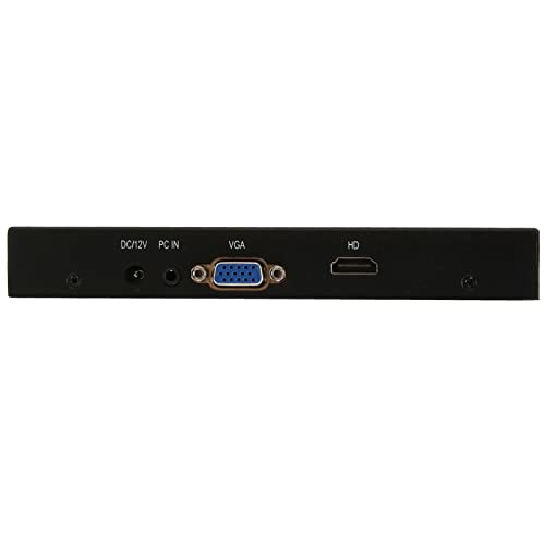 Portable IPS Display, Small Monitor Built in Speakers FHD IPS Screen for Laptop (US Plug)