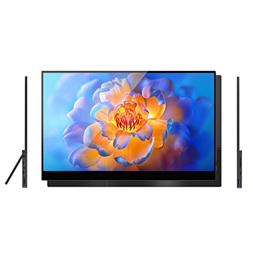Portable Monitor, 13.3 Inches 1080P Computer Monitor with Integrated Hidden Stand