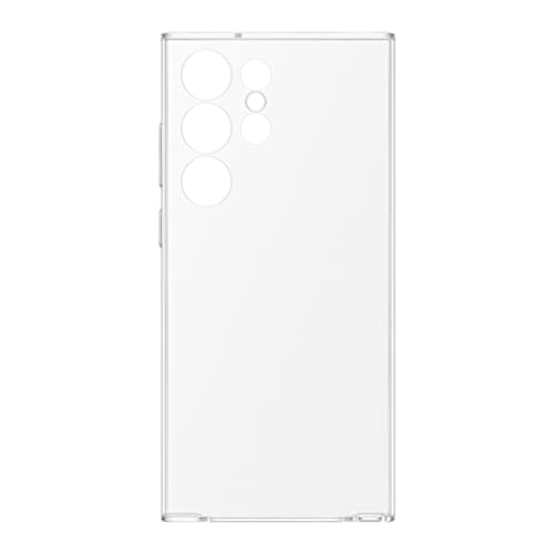 SAMSUNG Galaxy S23 Ultra Clear Slim Phone Case, Protective Cover w/Glossy, Thin Design, Protects from Drops and Scratches, Premium, Durable Material, US Version, EF-QS918CTEGUS, Transparent