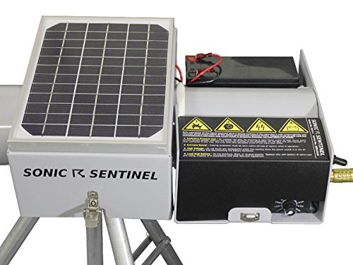 Sonic Sentinel M14-1 Propane Sound Cannon & Tripod + Remote Control Gray