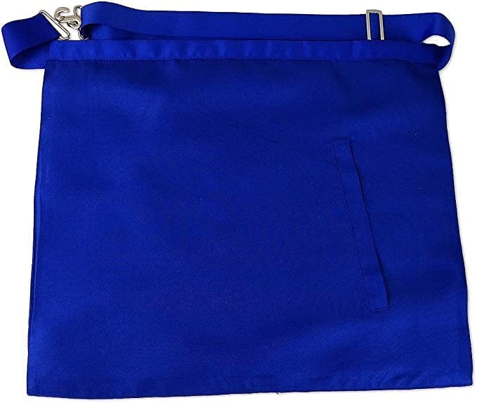 Masonic Blue Lodge Master Mason Apron with embroidery, 14x16 inch
