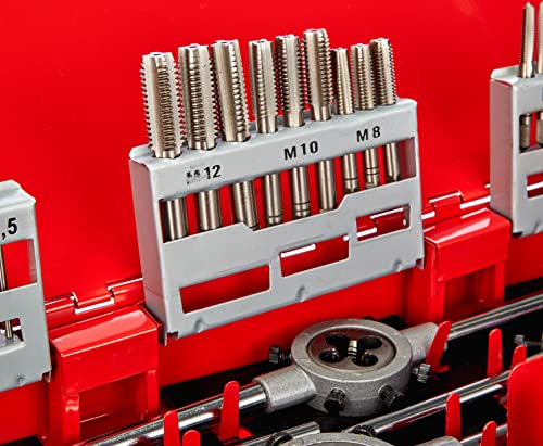 Ruko 245030聽-聽Set of Drilling Tools HSS tap DIN 352聽(Metal Box/a 44U)