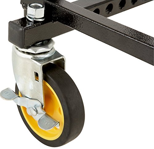 Rock-N-Roller R12RT (All Terrain) 8-in-1 Folding Multi-Cart/Hand Truck/Dolly/Platform Cart/34" to 52" Telescoping Frame/500 lbs. Load Capacity, Black