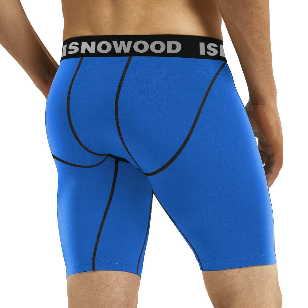 isnowood Compression Shorts for Men Spandex Sports Athletic Trunks Underwear