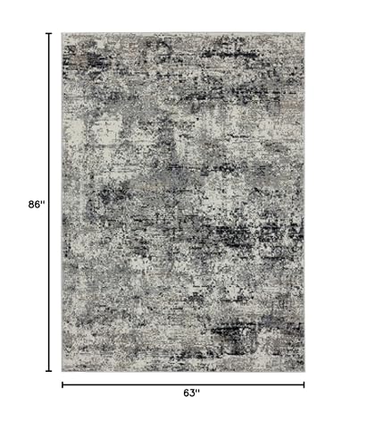 United Weavers of America Eternity Barcelona Charcoal Area Rug 5'3" x 7'2"