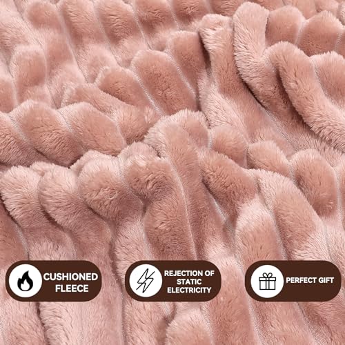 Warm Blanket Pink Soft Fleece Blankets Kids Blankets for Girls