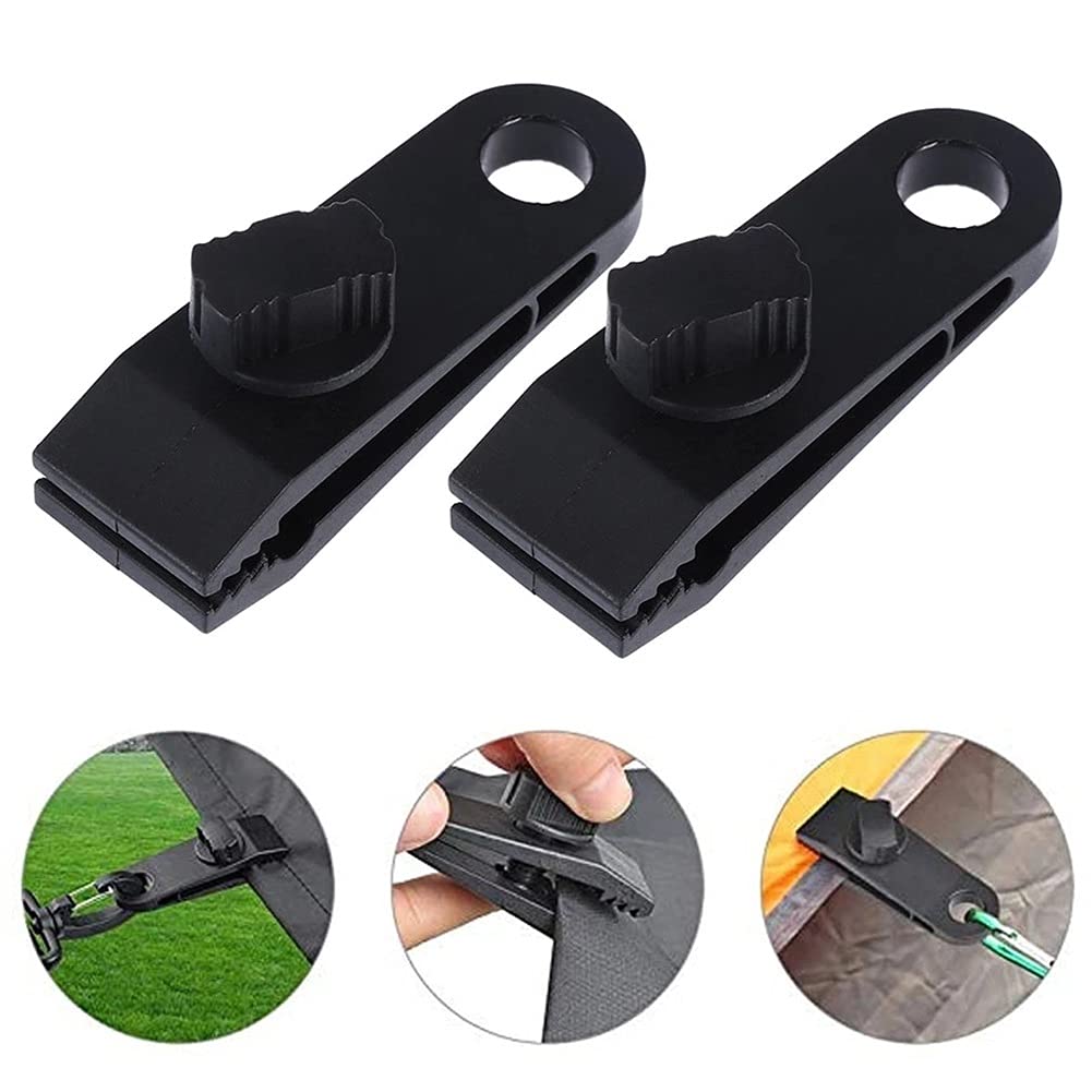 LMMDDP 10pcs Clips Heavy Duty Durable Premium Lock Grip Awning Clamp for Canopies Camping Tarps Caravan