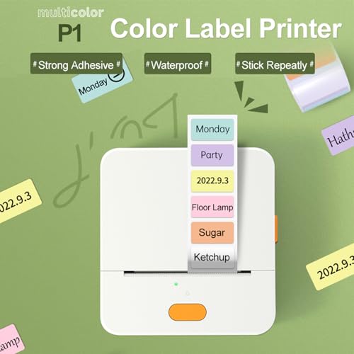 Yosoo Receipt Printer, Receipt Printers 57mm with 50 * 30mm/200 Label Stickers Thermal Receipt Printer for Easy and Clear Printing (White)
