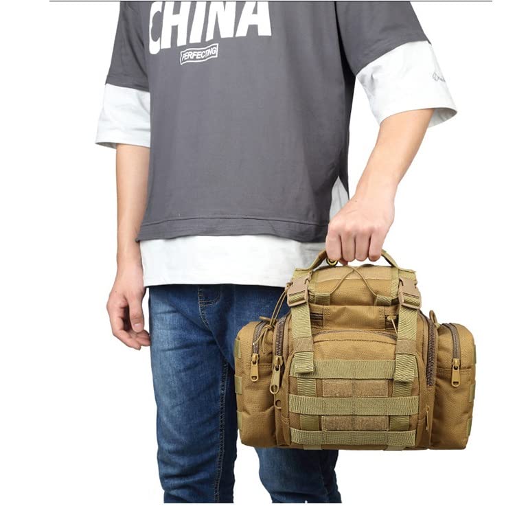 LMMDDP Multifunctional Fishing Gear Bag Outdoor Shoulder Bag Waterproof Camping Camera Bag