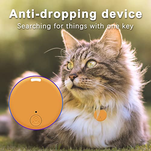 SuanlaTDS Portable GPS Tracking Bluetooth Mobile Key Tracking with Ring,Smart Anti-Loss Device Waterproof Device Tool Pet Locator for Pet Cats Dogs Wallet Key
