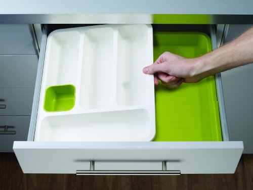 Joseph Joseph DrawerStore Expandable Cutlery Tray, Green