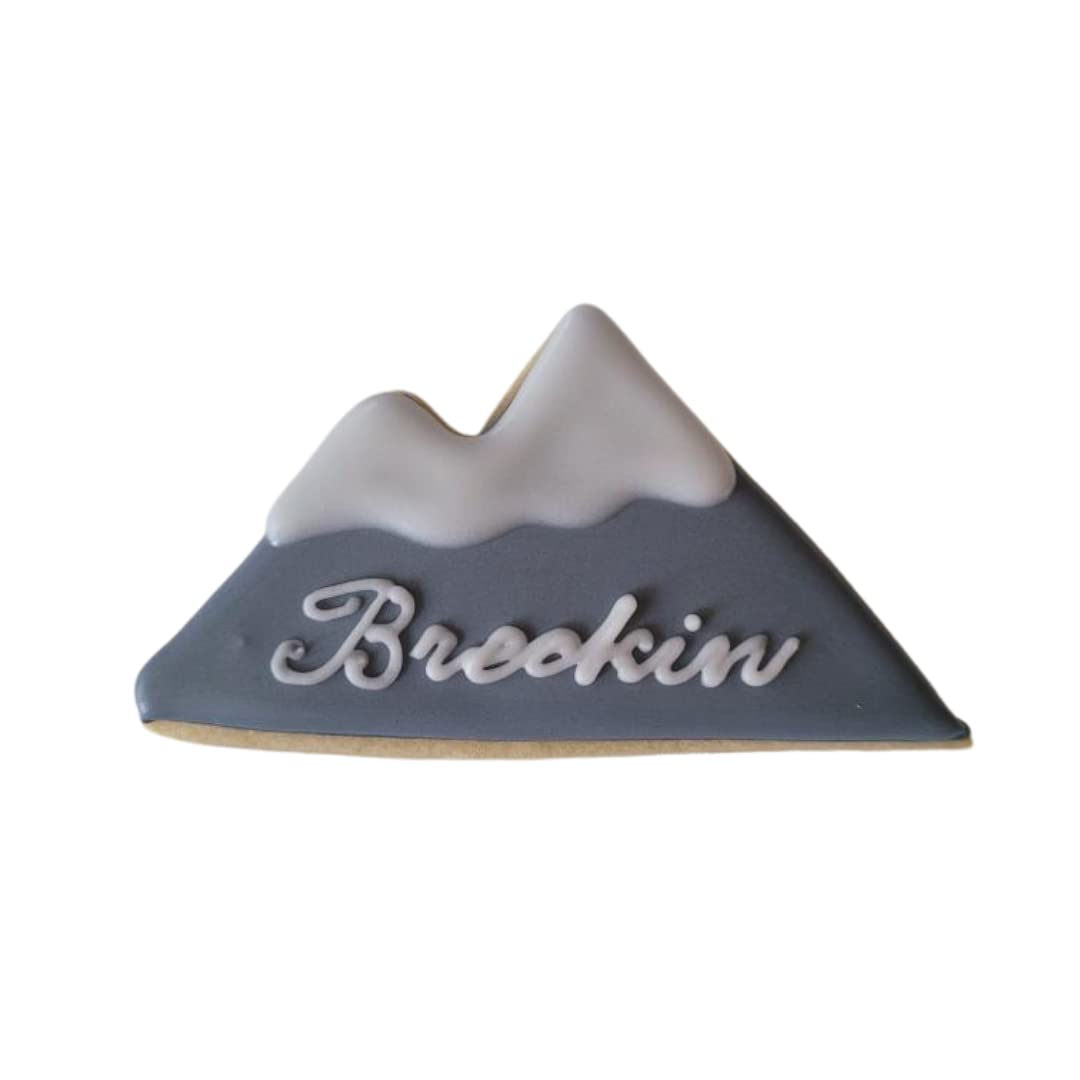Mountains Cookie Cutter 4.5 in β Made in the USA β Foose Cookie Cutters Tin Plated Steel β Cookie Mold