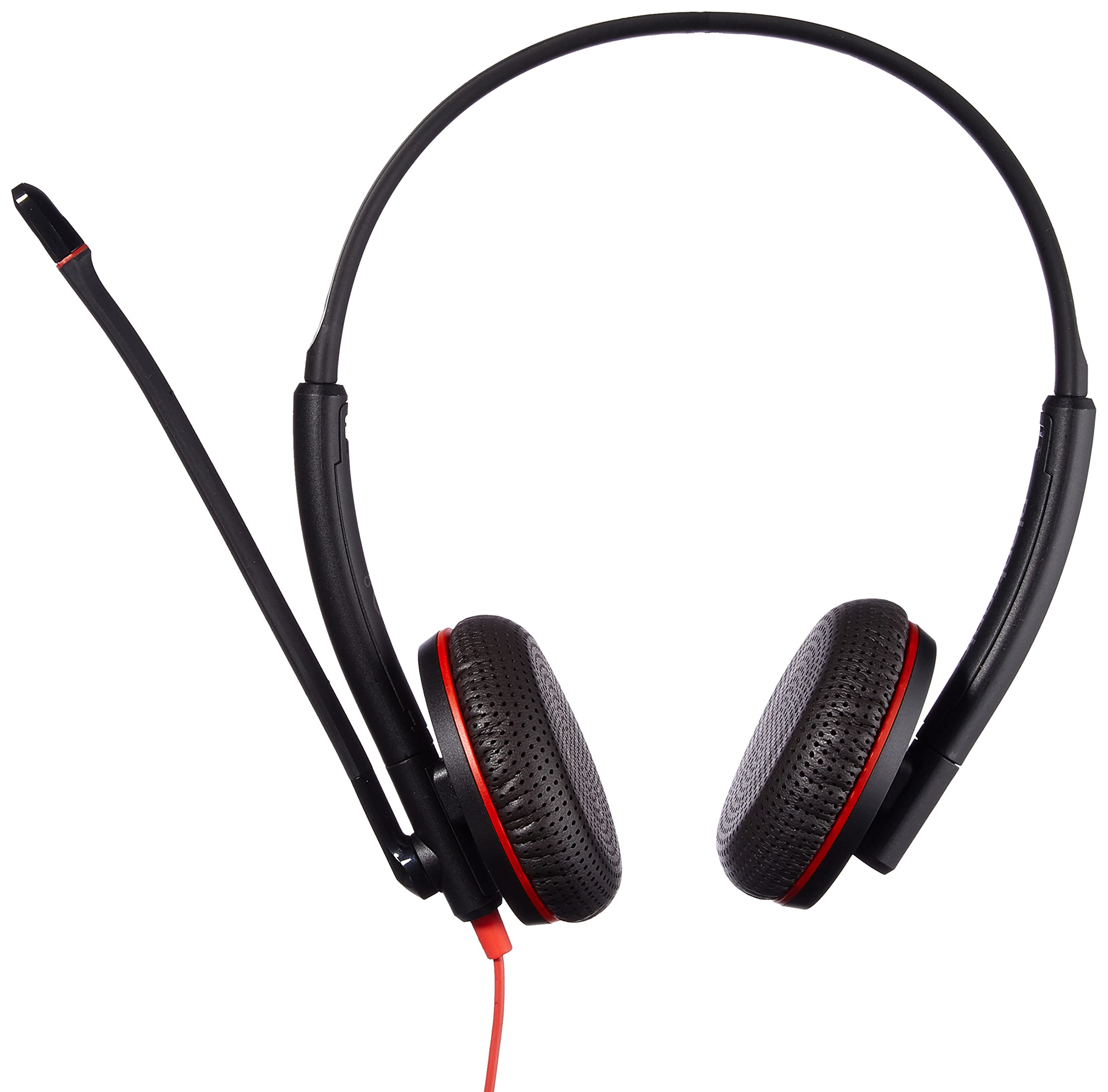 Plantronics - Blackwire 3225 USB-A Wired Headset - Dual-Ear (Stereo) with Boom Mic - Connect to PC/Mac via USB-A or Mobile/Tablet via 3.5 mm Connector - Works with Teams, Zoom & More