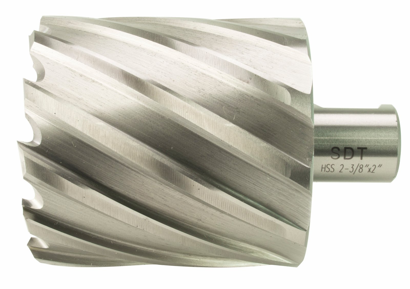 Steel Dragon Tools 2-3/8" x 2" High Speed Steel Annular Cutter with 3/4" Weldon Shank