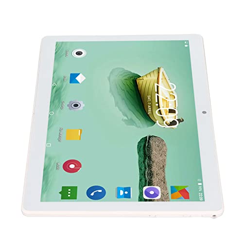 Portable Tablet,Tablet 10in Dual SIM Dual Standby 2GB 32GB RAM Dual Camera IPS 1080P HD Large Screen Portable Call Tablet 100 to 240V (US Plug)