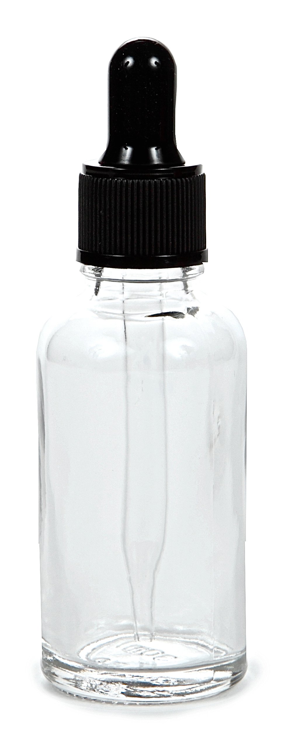 Vivaplex, 12, Clear, 1 oz Glass Bottles, with Glass Eye Droppers