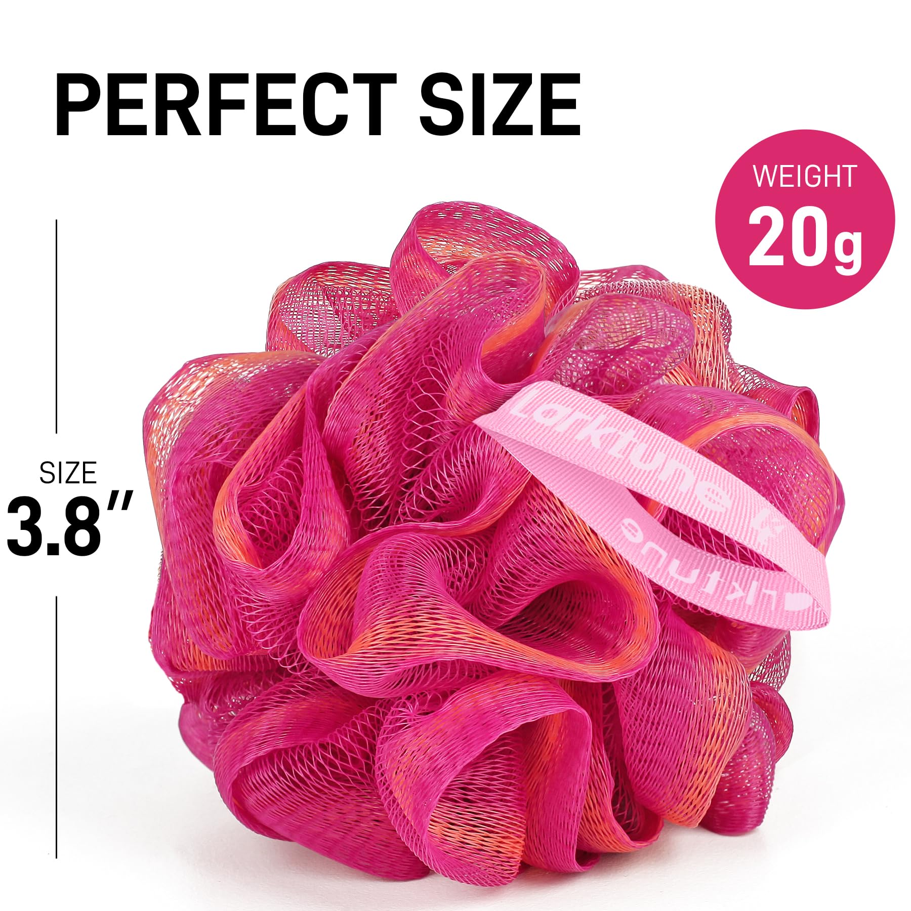 Shower Loofah Bath Sponge 75g - 4 Pack Large Soft Nylon Mesh Puff for Men, Loofah Shower Exfoliating Scrubber Pouf, Full Cleanse, Beauty Bathing Accessories-1