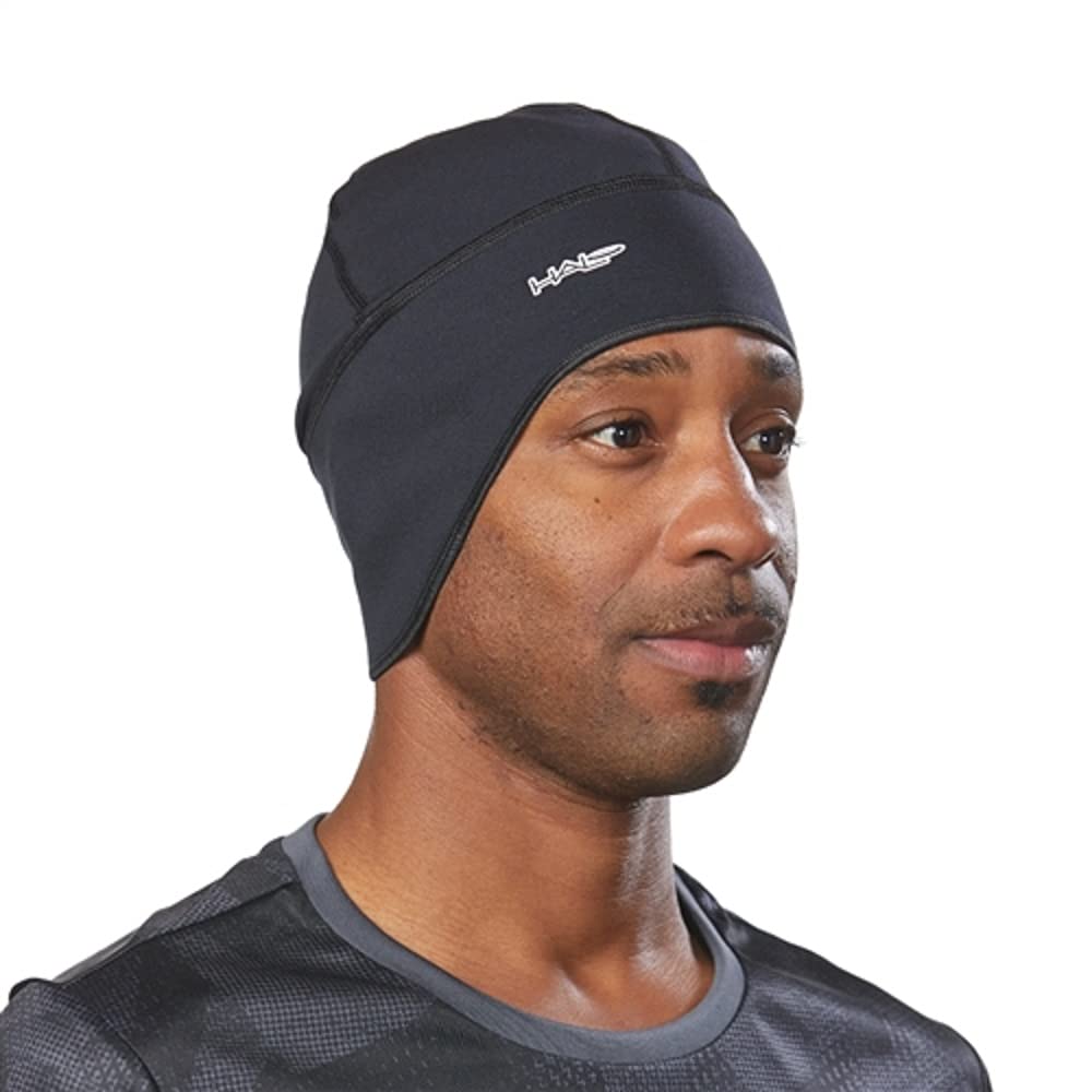 Halo Headband Anti-Freeze Skull Cap, Black