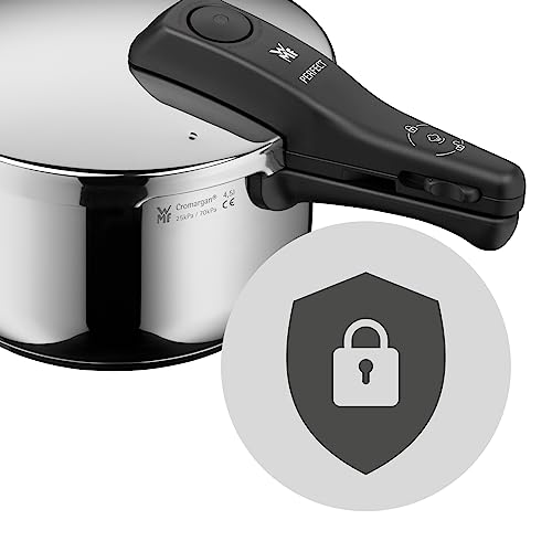 WMF Perfect Pressure Cooker Base Induction 3 Litres Pressure Cooker without Lid Polished Cromargan Stainless Steel