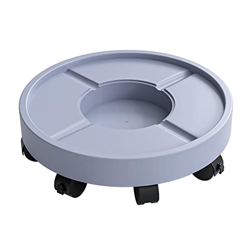 RUDINO,Plant Caddies,Rolling Plant Stand,Planter Caddy,Plant Roller Base,Planter Caddy with Wheels,Plant Tray with Wheels,Plant Stand with Wheels Outdoor.-Grey-Living Room,Balcony,Study and Garden.