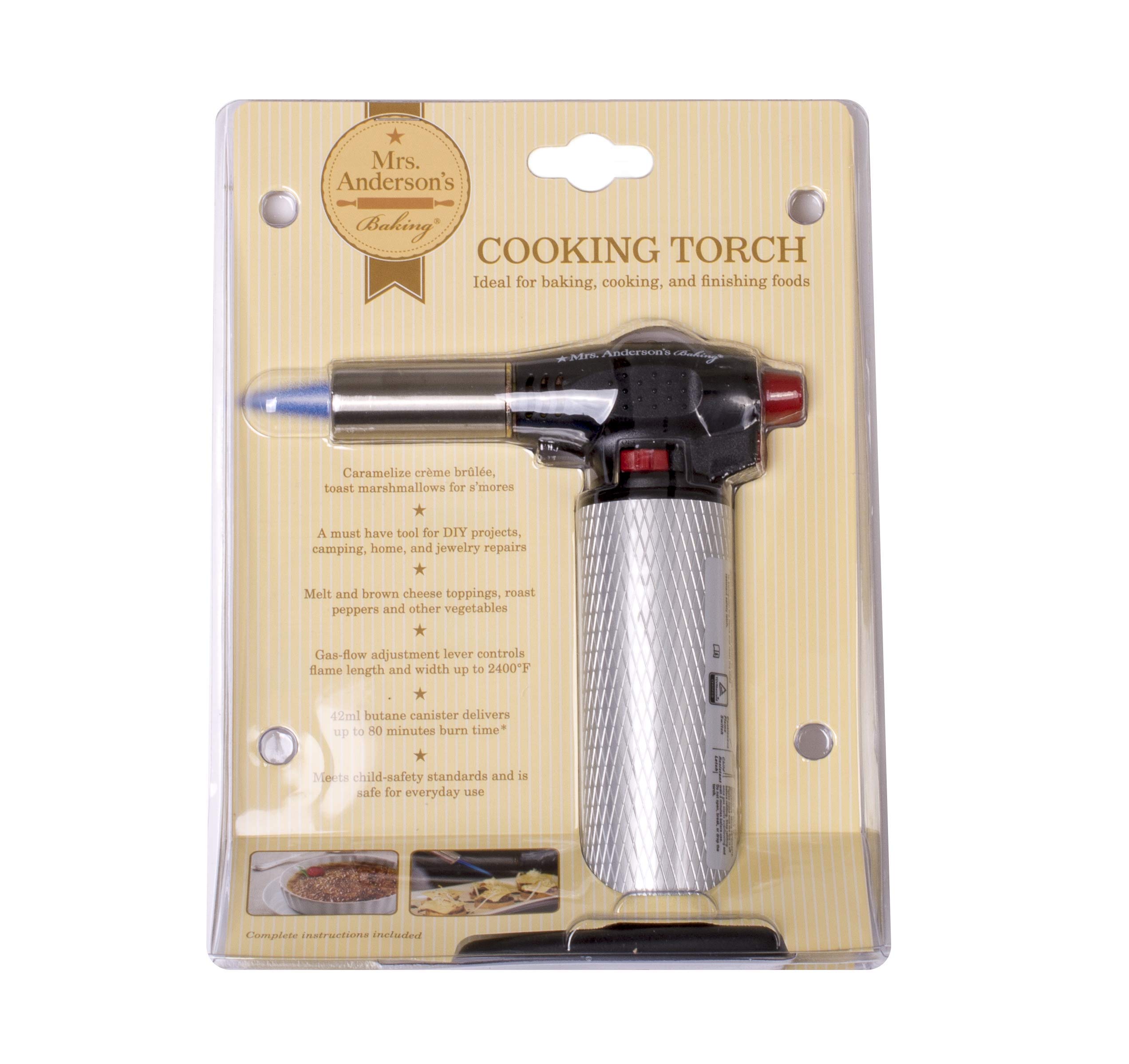 Mrs. Anderson’s Baking Creme Brulee and Cooking Torch, 42ml Capacity