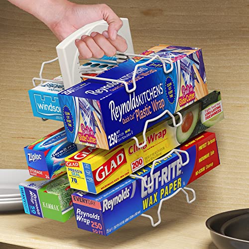 SimpleHousewares Adjustable Kitchen Wrap Organizer