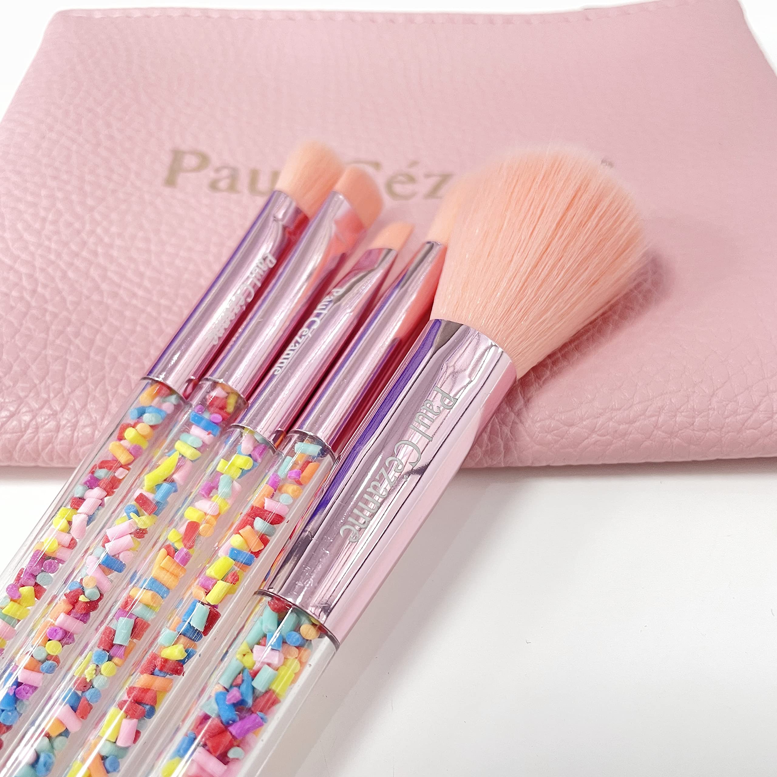 Paul Cezanne Make-up brushes,Real Perfection Makeup Brushes,Makeup Brush Set Powder Foundation Contour Blending Eyeshadow Brow Make-Up Brush Kit.