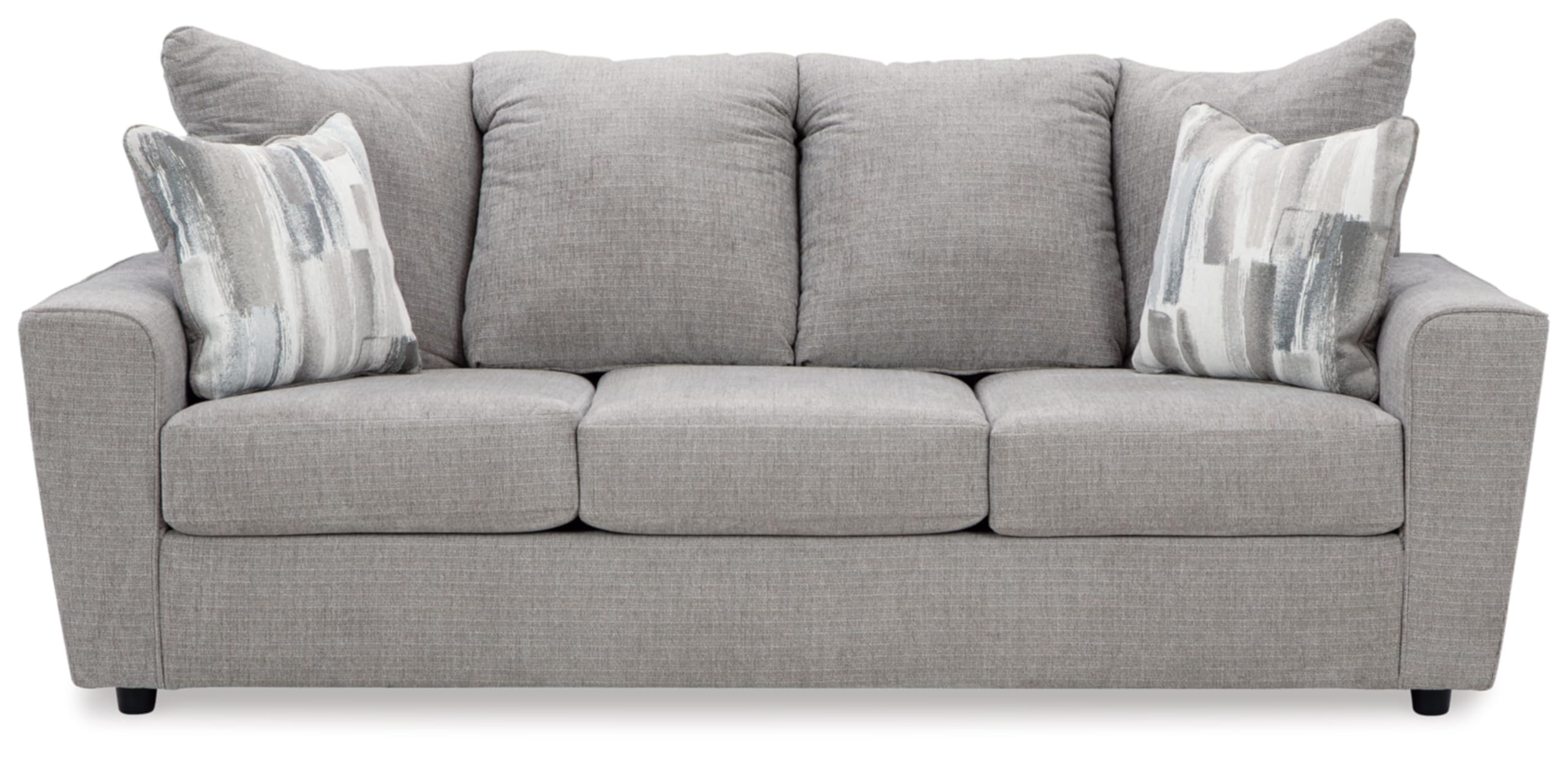 Signature Design by Ashley Stairatt Sofa, 86" W x 38" D x 39" H, Light Gray