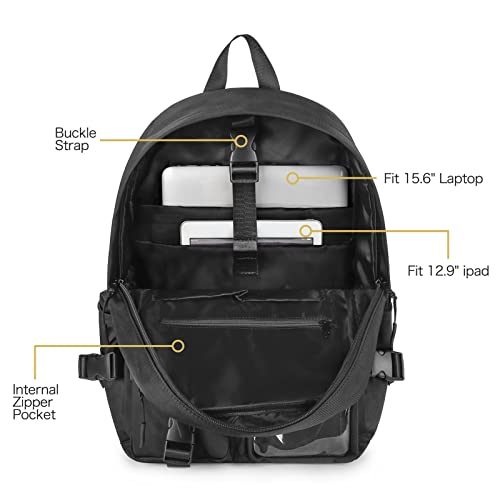 STEAMEDBUN Kawaii Backpack Cute Aesthetic Backpack for Girls,Ita Backpack with Inserts for School (without pins)